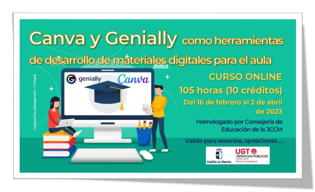 Canva y Genially curso – Enseñanza UGT Servicios Públicos CLM