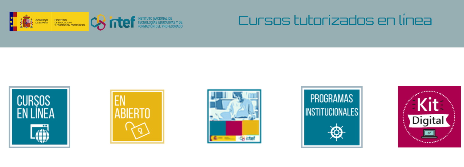INTEF – Ministerio de Educación – Cursos tutorizados en línea ...